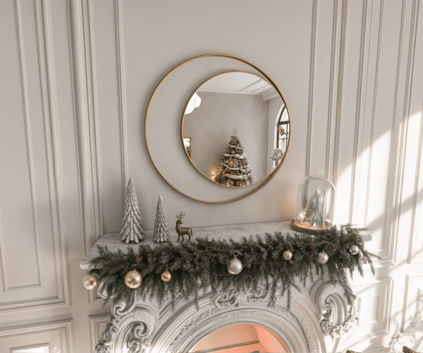 Transform Your Mirrors for Christmas | Creative & Elegant Decor Ideas ...